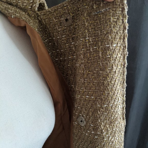 Mossimo Supply Co. | Jackets & Coats | Mossimo Wool Blend Gold Coat ...